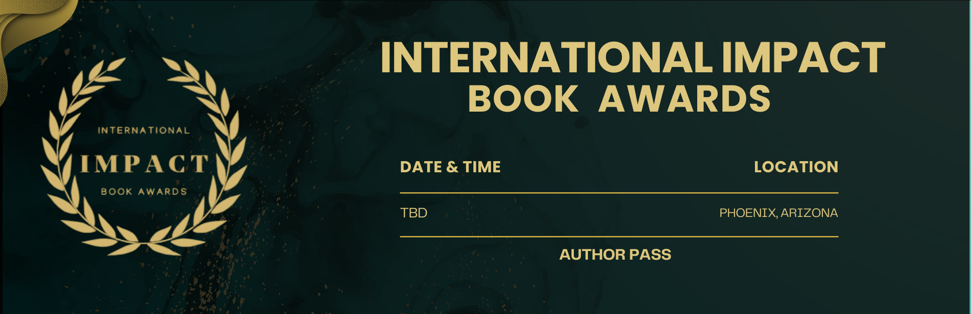Phoenix Awards Gala Tickets | International Impact Book Awards